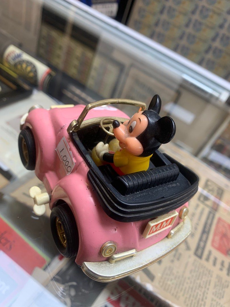 VINTAGE MICKEY MOUSE CAR, Hobbies & Toys, Toys & Games on Carousell