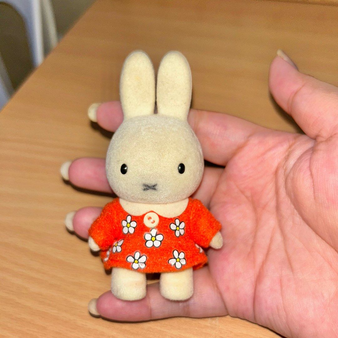 Vintage Miffy Flocked Figure Sekiguchi, Hobbies & Toys, Toys & Games on Carousell