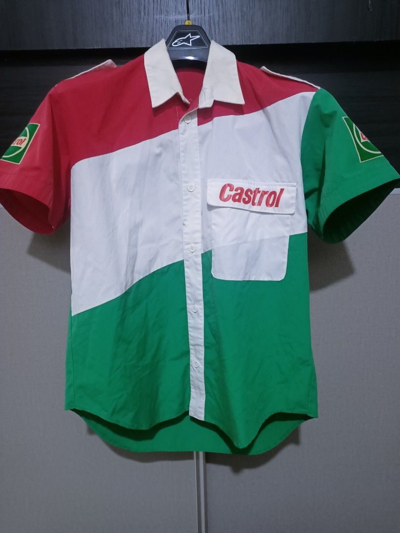 Vintage motorsports castrol racing exclusive button shirt, Men's ...