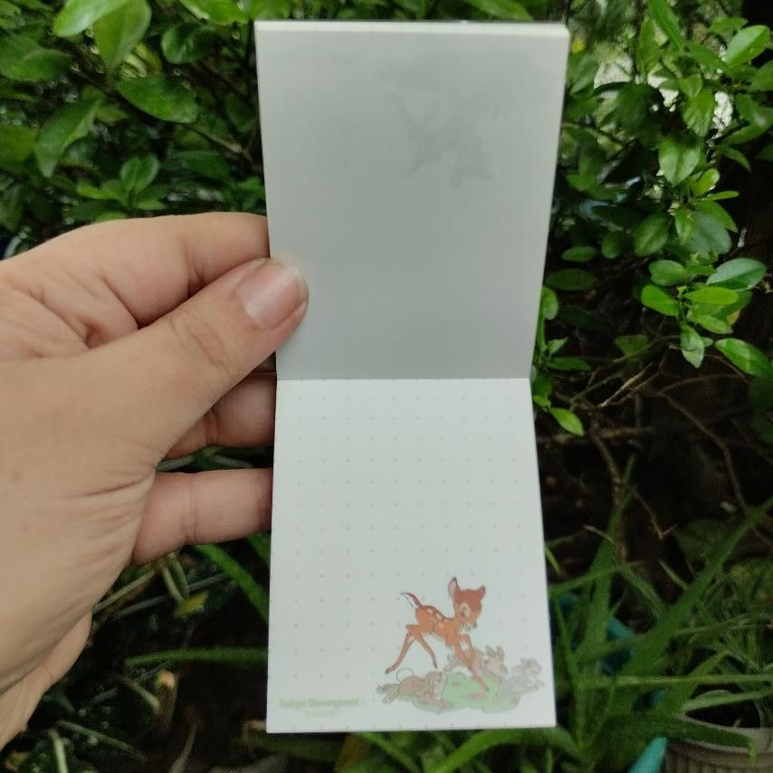Walt Disney BAMBI Stationery Note Pad on Carousell