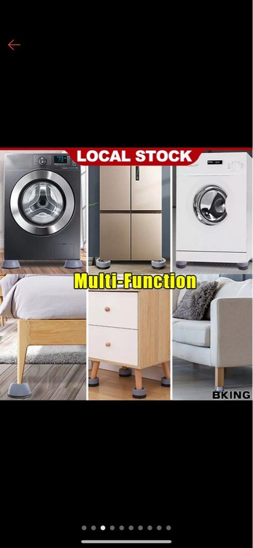 Washing Machine Base Fridge Stand Washing Machine Leg Support Stopper ...