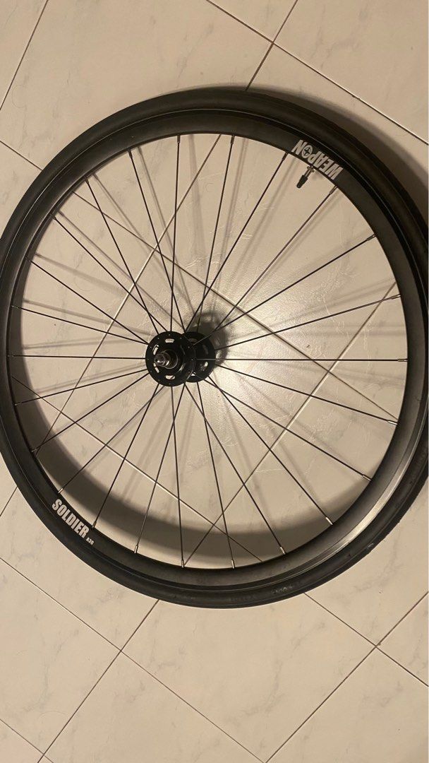 Weapon A30 front wheel, Sports Equipment, Bicycles & Parts, Parts ...