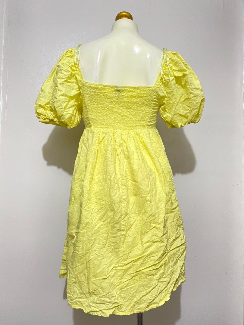 Wild Fable Yellow Puff dress on Carousell