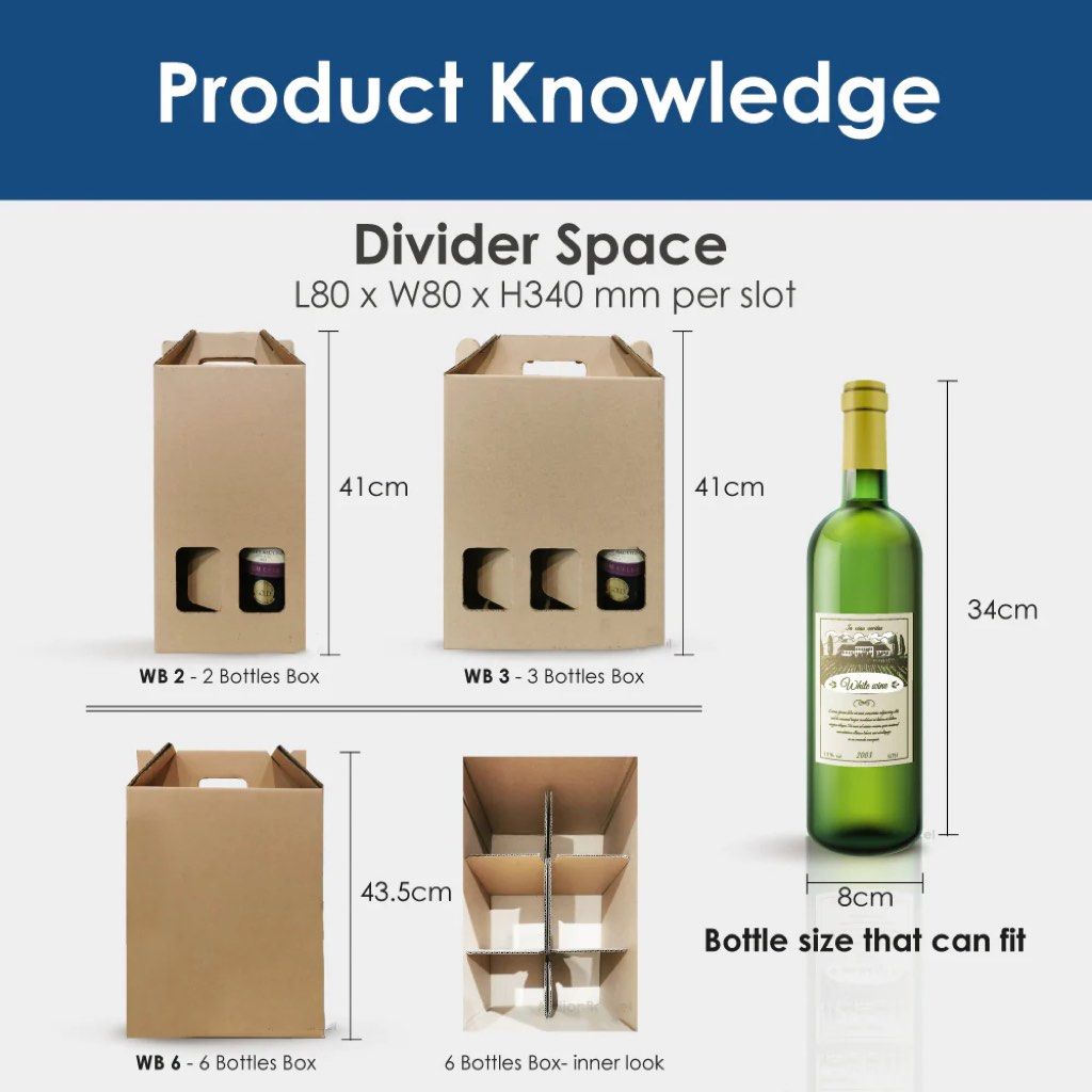 Wine Packaging Box / Carton Box, Hobbies & Toys, Stationery & Craft ...