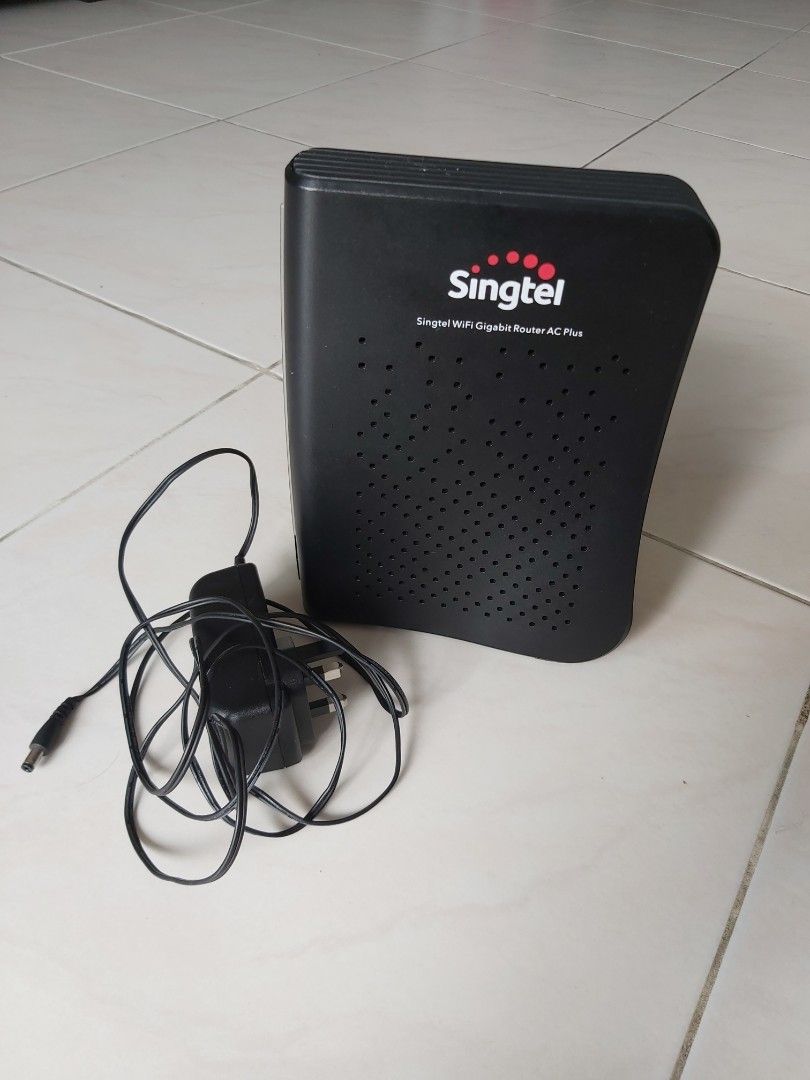 Wireless AC Gigabit router from Singtel. Singtel WiFi Gigabit Router AC ...