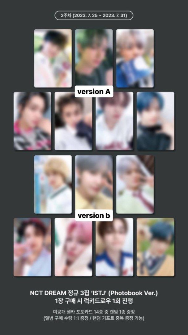 WTS / PO NCT DREAM ISTJ POPUP LUCKY DRAW PC (EVERLINE HYUNDAI), Hobbies ...