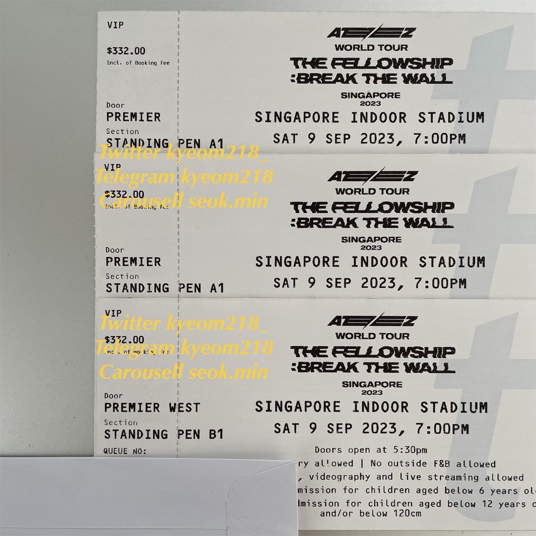 ATEEZ WORLD TOUR [The Fellowship: Break The Wall] in Singapore, Tickets ...