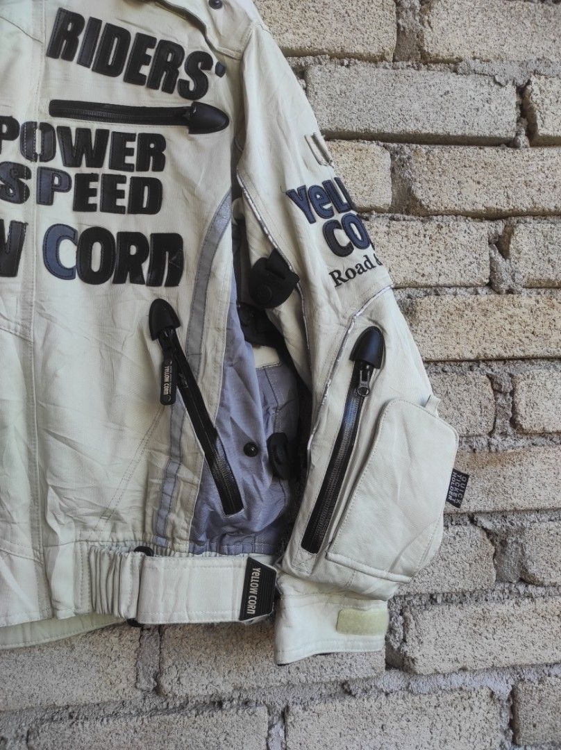 yellow corn tokyo yokohama japan motor permotoran biker rare jacket ...