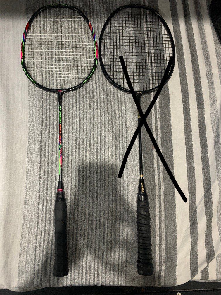 Yonex and Li ning rackets, Sports Equipment, Sports & Games, Racket ...