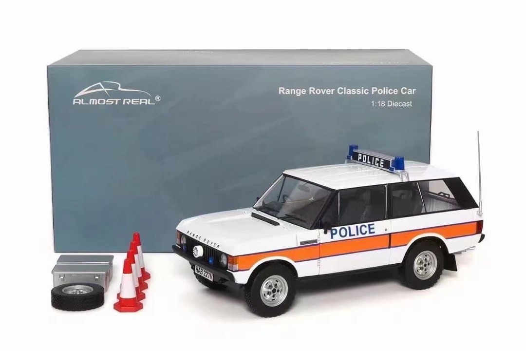 1/18 Almost Real Range Rover Classic Police Car (full opening diecast ...