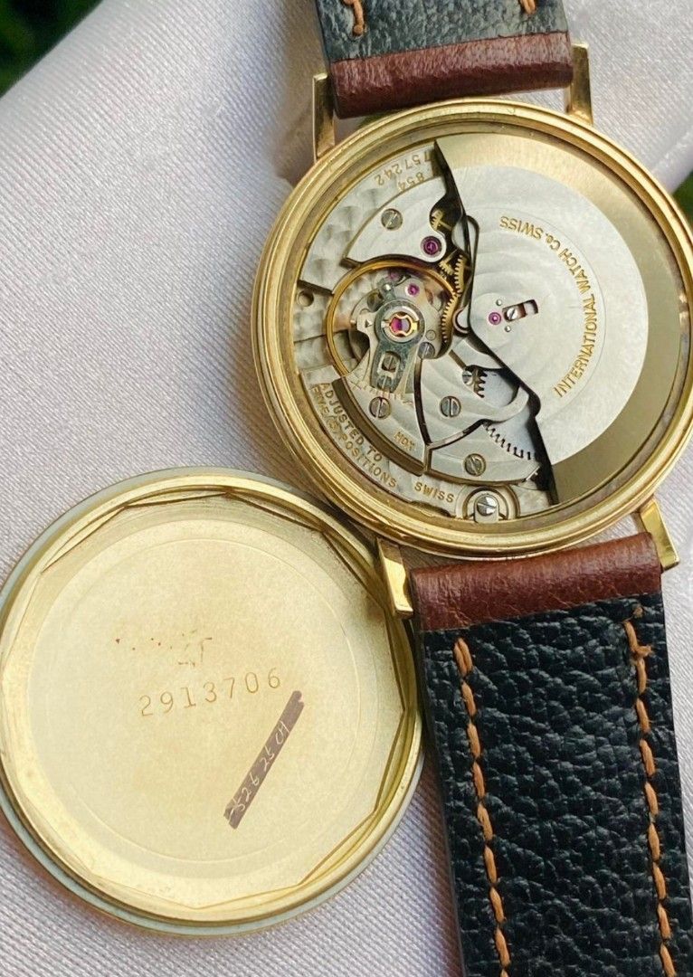 (14K IWC) 36mm IWC 14k solid gold vtg (automatic), Luxury, Watches on ...