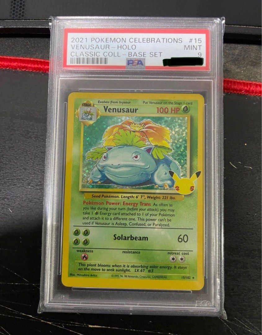 2021 Pokemon 25th Celebration Venusaur PSA 9, Hobbies & Toys, Toys & Games on Carousell