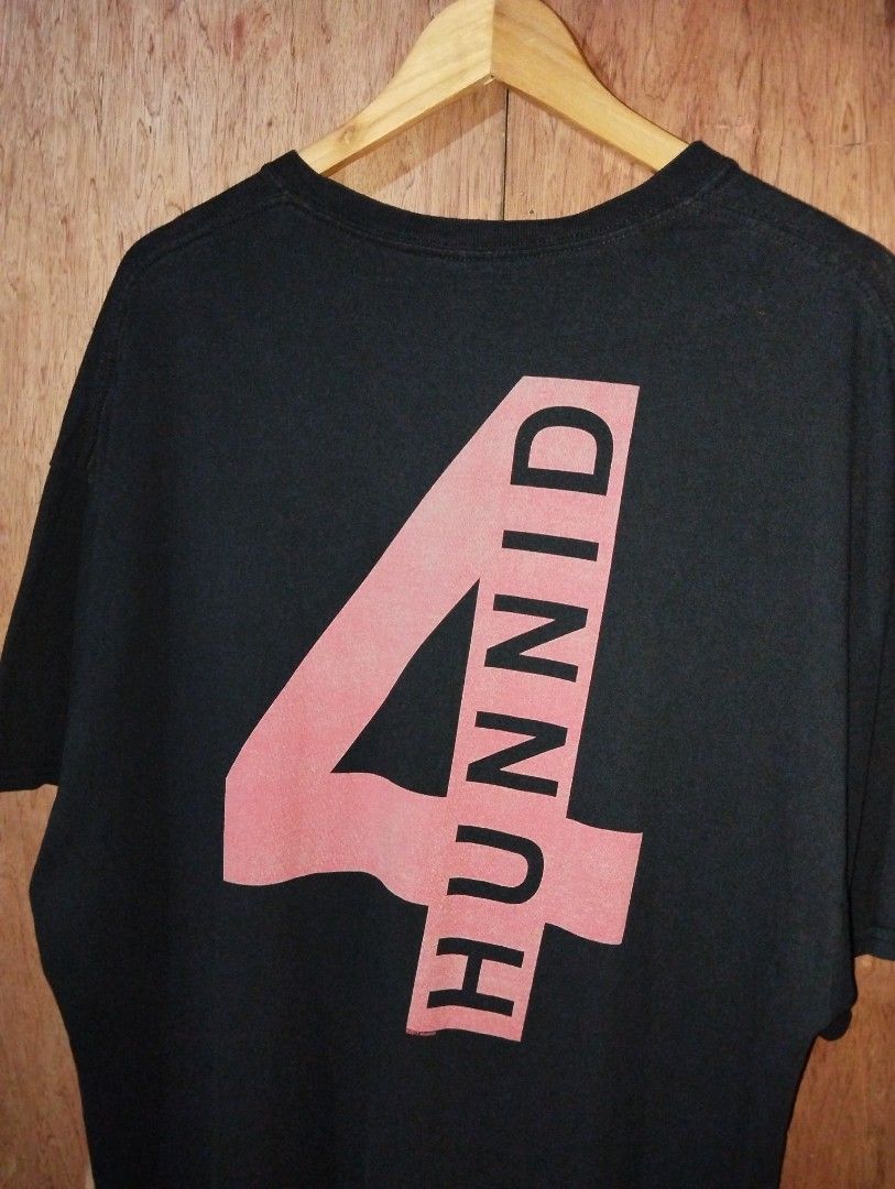 4 Hunnid Big Logo Shirt, Men's Fashion, Tops & Sets, Tshirts & Polo ...