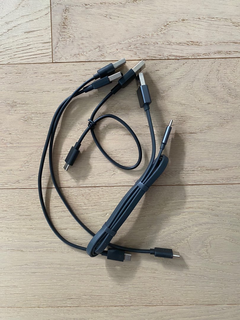 4 X USB A to USB C cables, Computers & Tech, Parts & Accessories ...