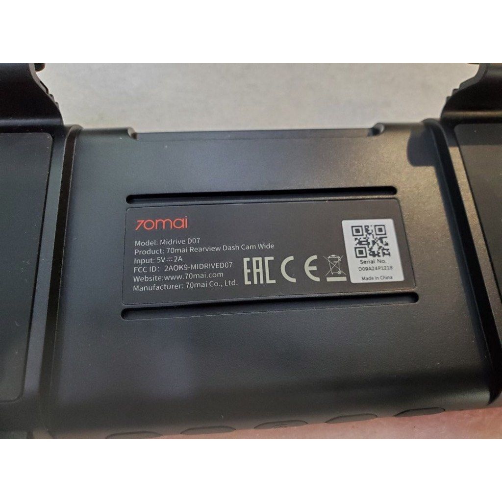 70mai Rearview Dash Cam Wide(Midrive D07), Car Accessories, Accessories on Carousell