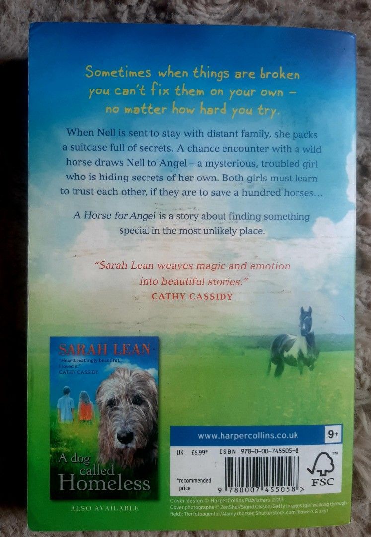 A Horse For Angel by Sarah Lean, Hobbies & Toys, Books & Magazines ...