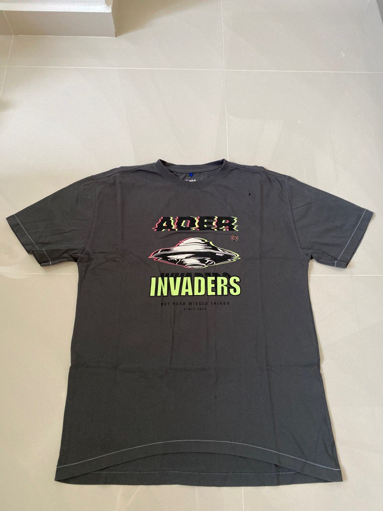 Ader Error Destroyed Invaders Tee, Men's Fashion, Tops & Sets, Tshirts ...