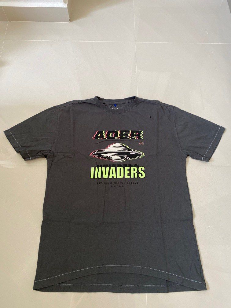 Ader Error Destroyed Invaders Tee, Men's Fashion, Tops & Sets, Tshirts & Polo Shirts on Carousell