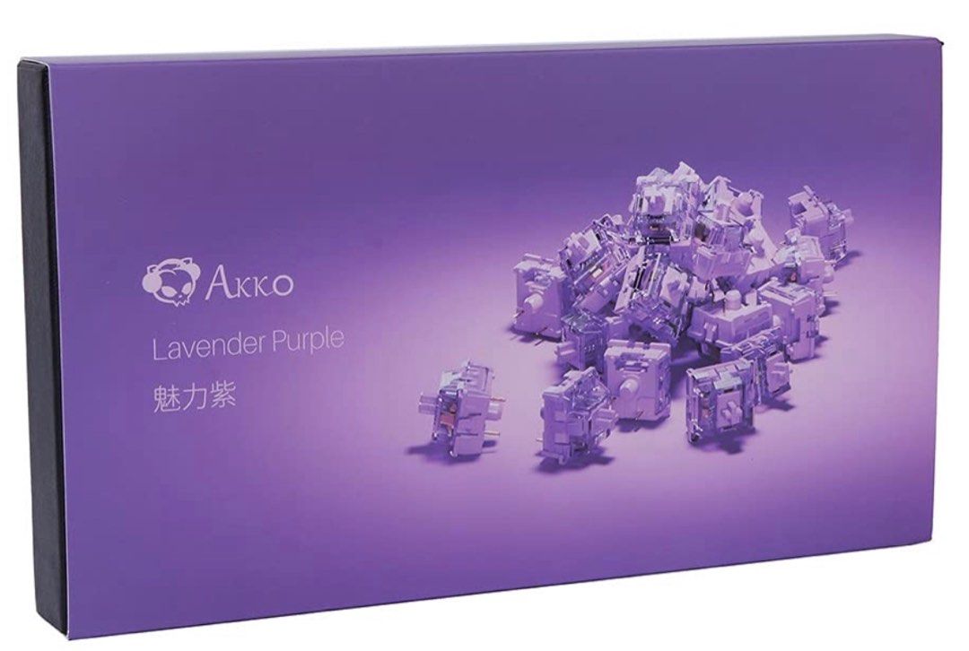 Akko CS lavender purple lubed, Computers & Tech, Parts & Accessories ...