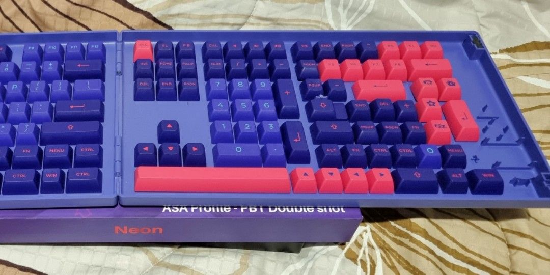 AKKO Neon Keycaps (ASA profile), Computers & Tech, Parts & Accessories ...