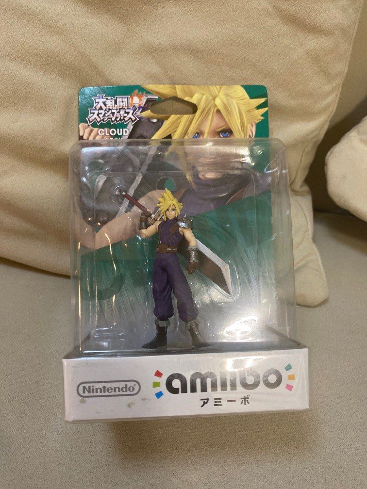Amiibo final fantasy vii cloud 克勞德, 興趣及遊戲, 玩具 & 遊戲類 - Carousell