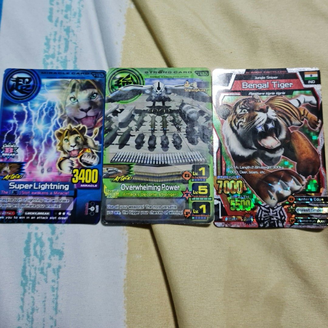 Animal Kaiser arcade cards, Hobbies & Toys, Toys & Games on Carousell