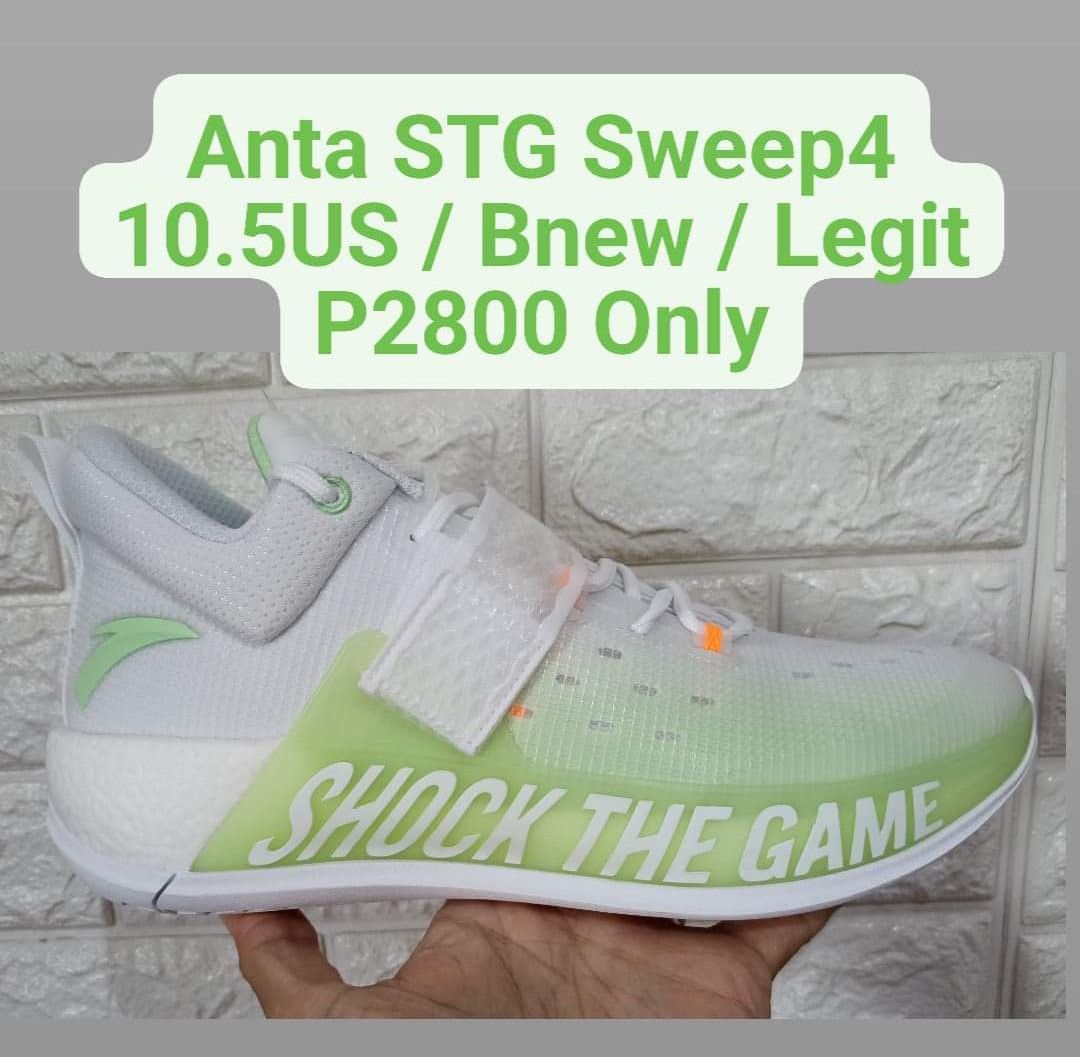 Anta STG Sweep 4, Men's Fashion, Footwear, Sneakers on Carousell