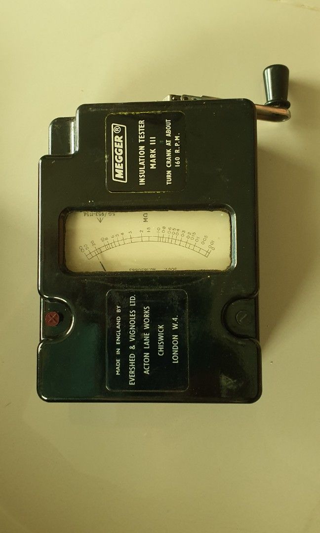 antique manual multimeter, Computers & Tech, Parts & Accessories, Other ...