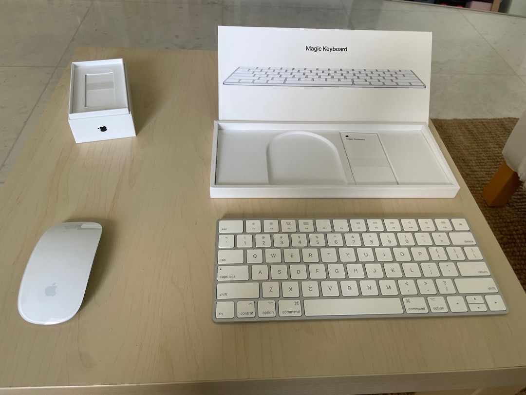 Apple Magic Mouse+Keyboard, Computers & Tech, Parts & Accessories, Computer Keyboard on Carousell