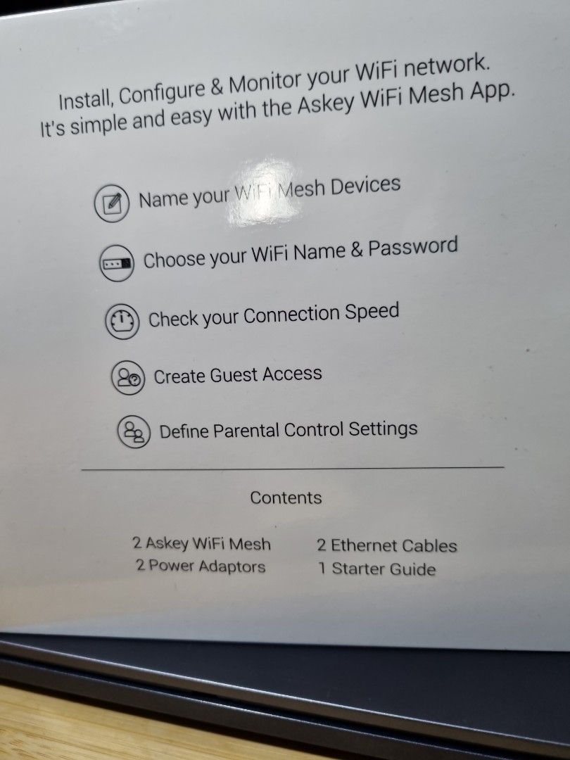 Askey Wifi Mesh, TV & Home Appliances, TV & Entertainment, TV Parts ...