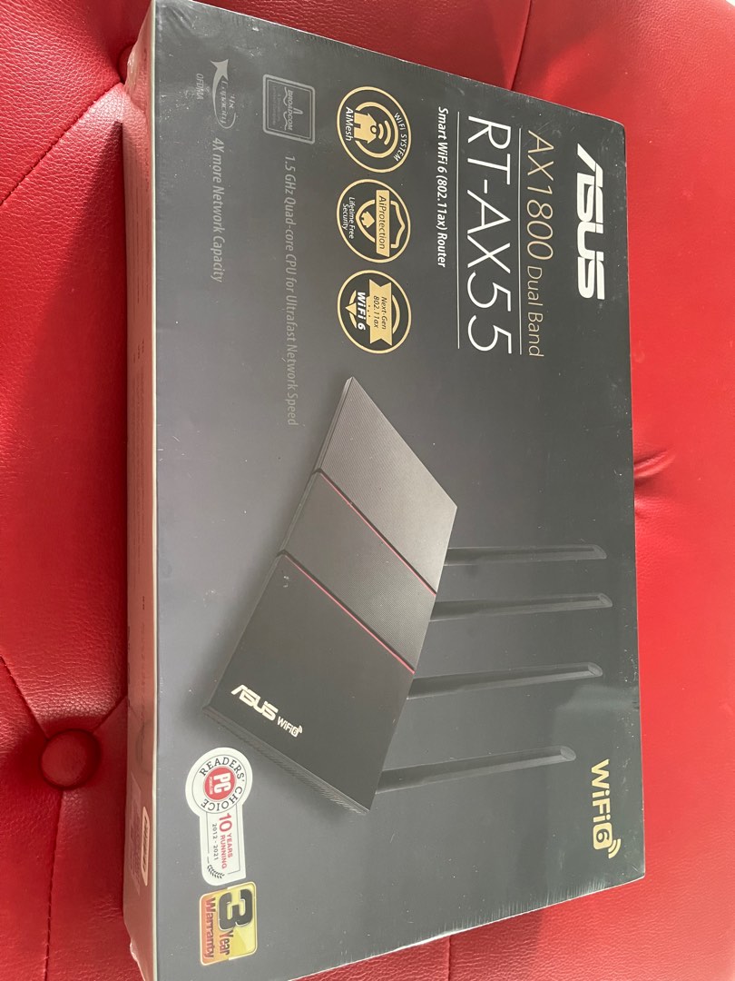 Asus AX1800 RT AX55 wifi 6, Computers & Tech, Parts & Accessories ...