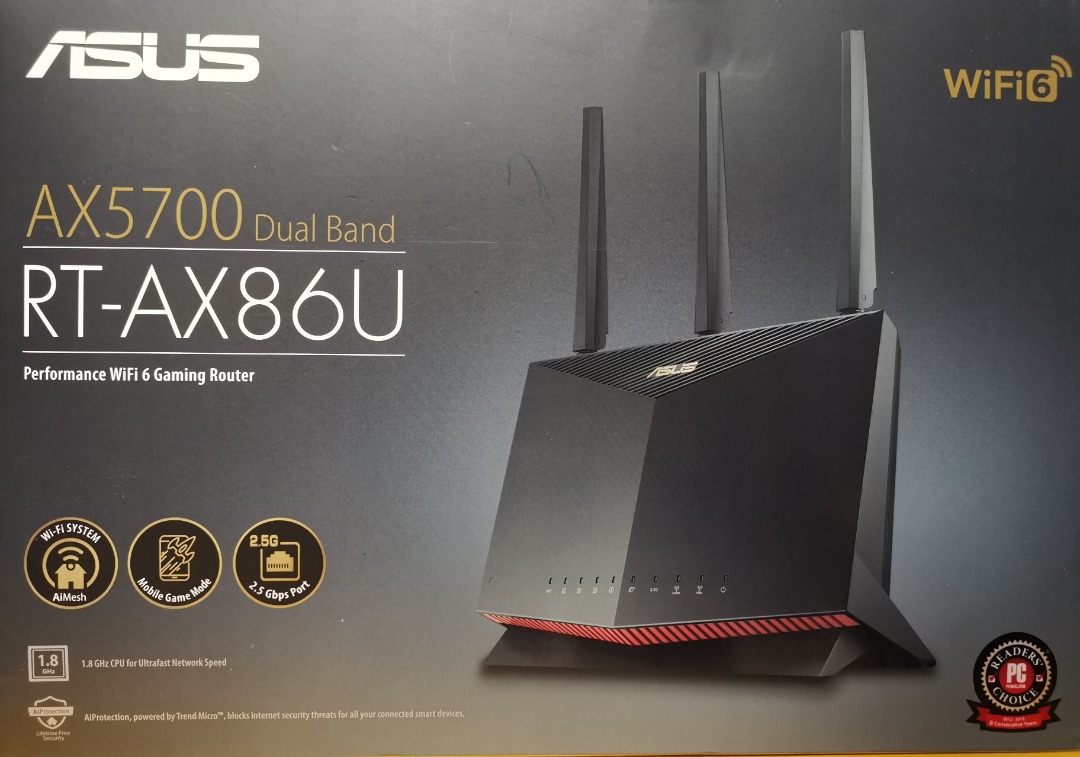ASUS AX86U Router, Computers & Tech, Parts & Accessories, Networking on ...