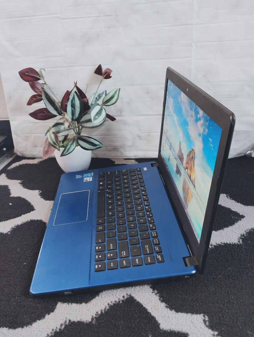 Asus X450L Core i5 Gen 4 biru, Elektronik, Komputer, Laptop di Carousell