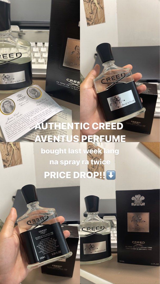 AUTHENTIC CREED AVENTUS PERFUME, Beauty & Personal Care, Fragrance & Deodorants on Carousell
