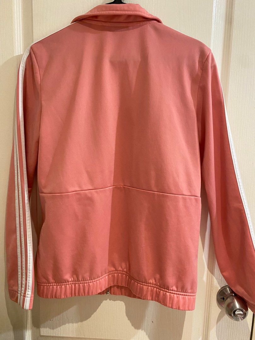 Authentic Pink Adidas Track Jacket, Women's Fashion, Coats, Jackets and ...
