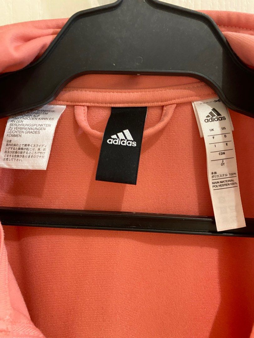 Authentic Pink Adidas Track Jacket, Women's Fashion, Coats, Jackets and ...