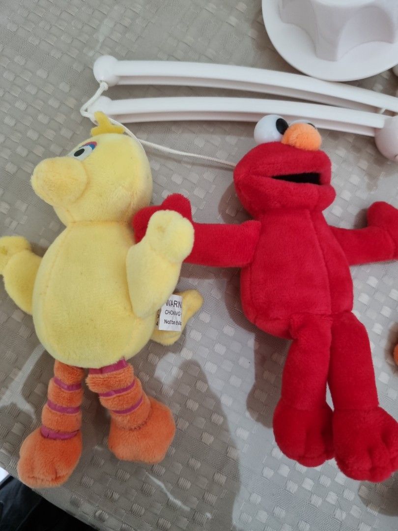Baby Cot Mobile Sesame Street, Babies & Kids, Infant Playtime on Carousell