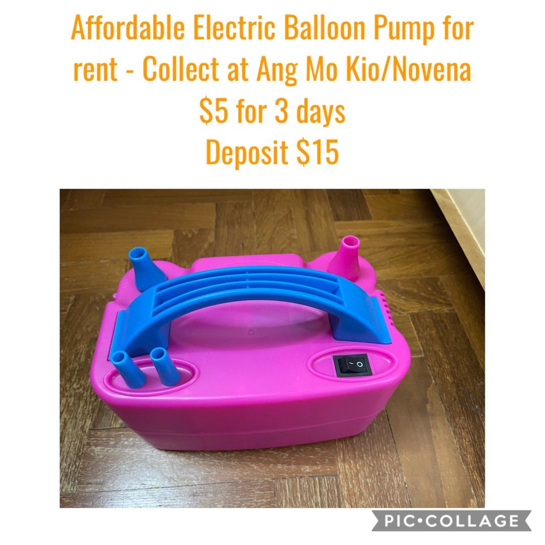 Balloon pump, Hobbies & Toys, Occasions & Party Supplies on Carousell