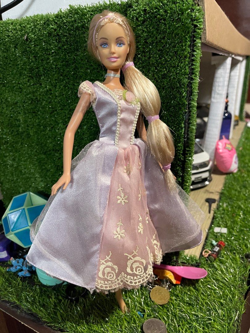 Barbie tea party rapunzel doll, Hobbies & Toys, Toys & Games on Carousell