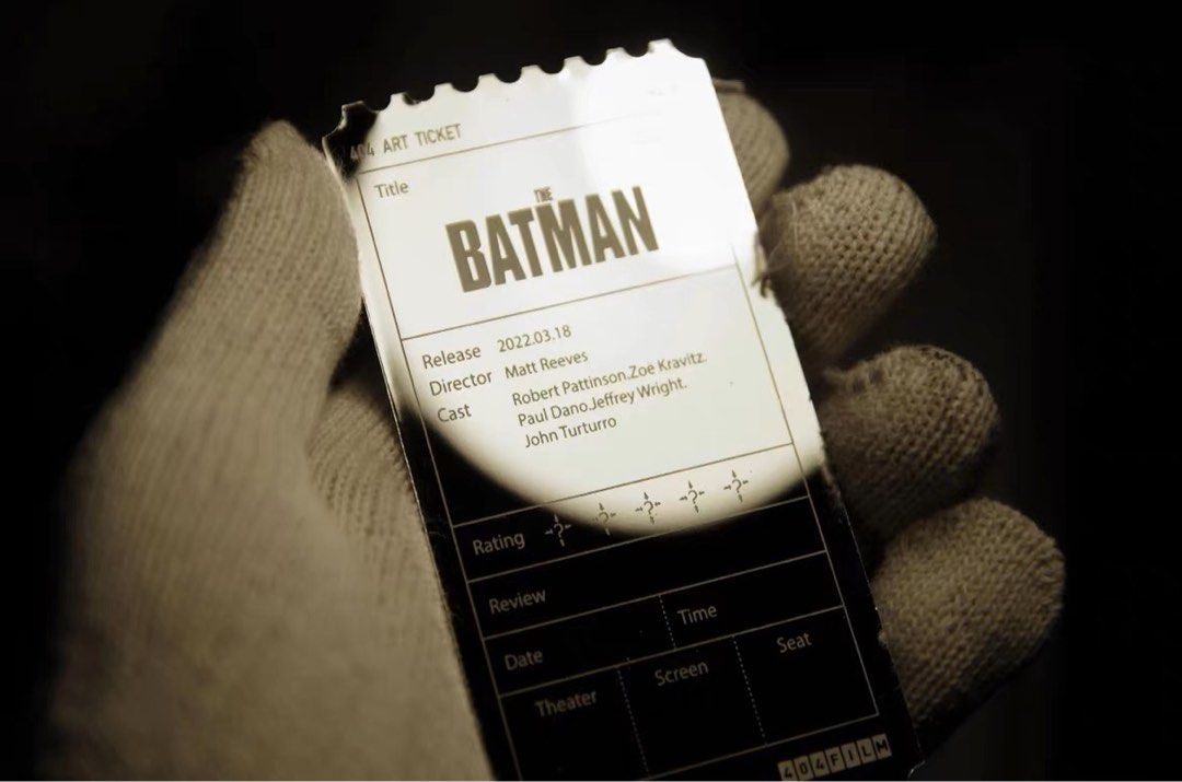 Batman movie metal ticket, Hobbies & Toys, Collectibles & Memorabilia ...