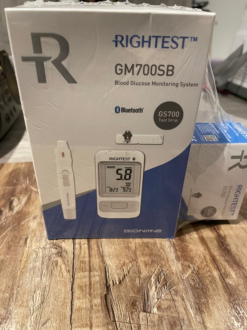Bionime Rightest GM700SB (Blood Glucose monitoring system), Health ...