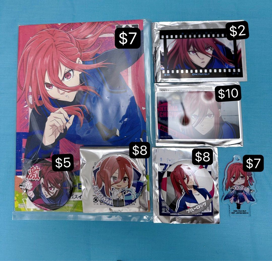 Blue lock Chigiri Hyoma set, Hobbies & Toys, Memorabilia & Collectibles ...