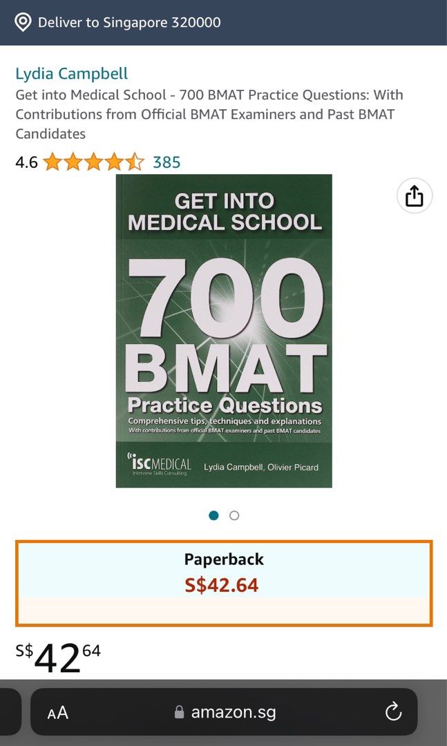 BMAT Practice 700 Questions, Hobbies & Toys, Books & Magazines, Assessment Books on Carousell