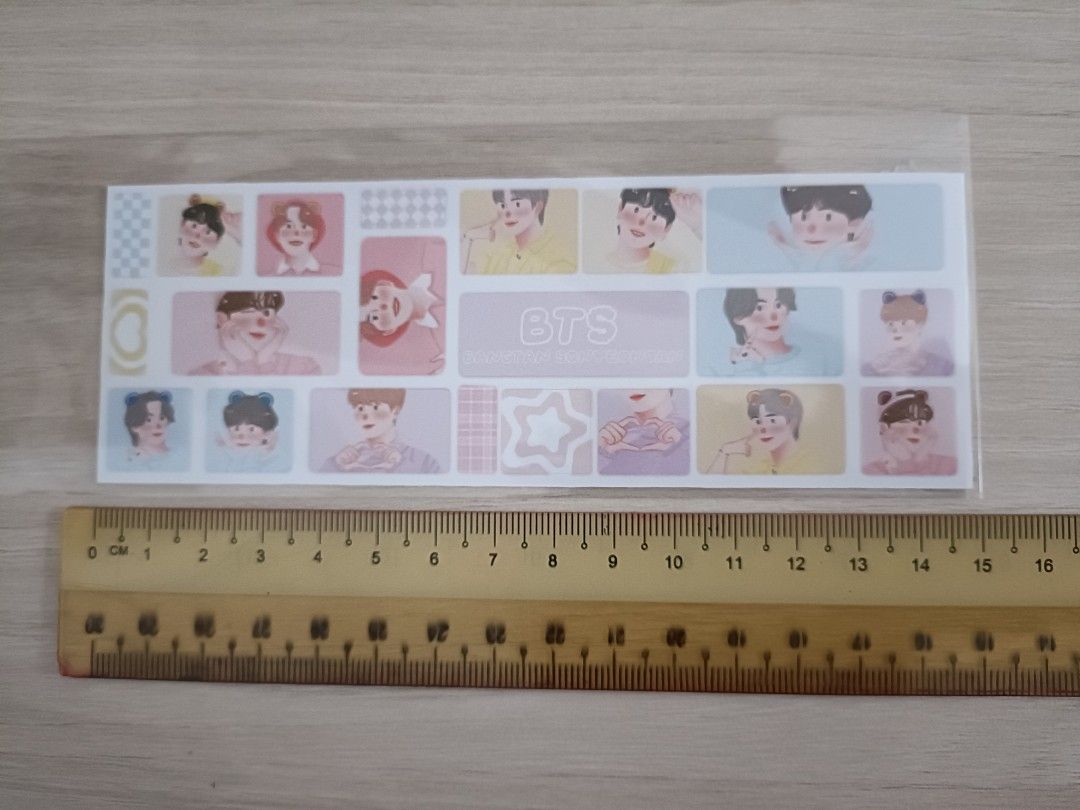 BN BTS keyboard stickers, Hobbies & Toys, Memorabilia & Collectibles, K ...
