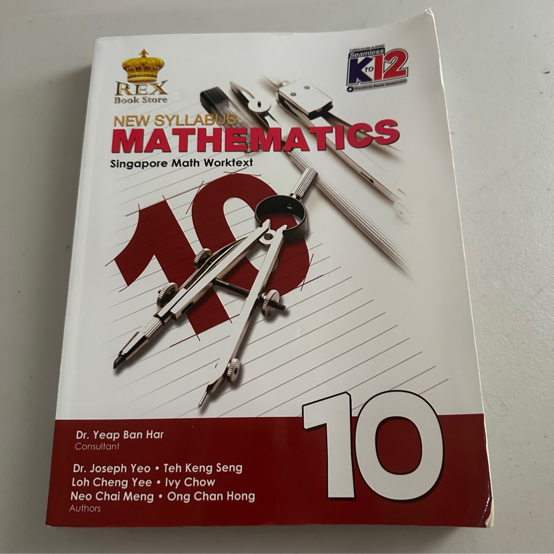 Brand new Grade 10 Mathematics Math k to 12 Rex Book store singapore ...