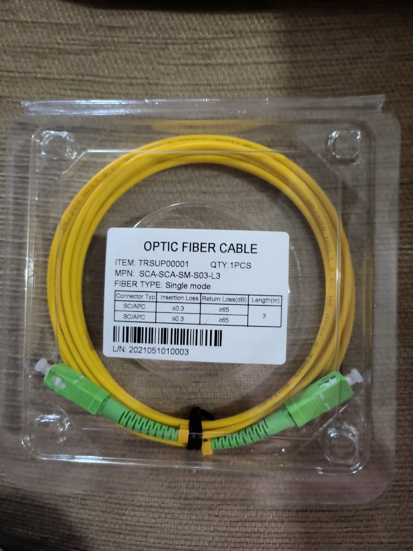 Brand New Optic Fibre Cable, Computers & Tech, Parts & Accessories ...