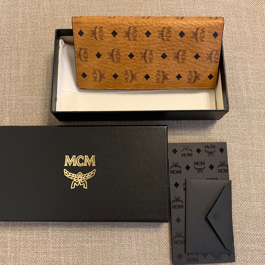 BRANDNEW MCM Monogram Long wallet on Carousell