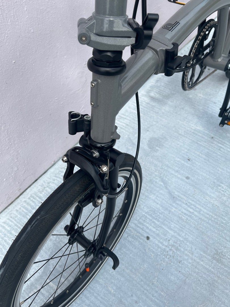 Brompton P-Line Storm Grey (low bar 4sp), Sports Equipment, Bicycles ...
