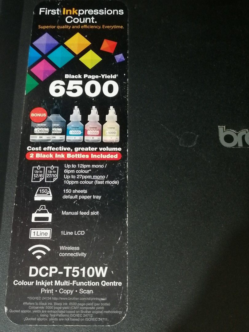 Brother DCP-T510W Printer, Computers & Tech, Printers, Scanners ...