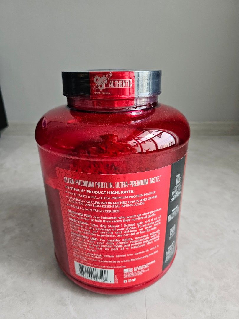 BSN Syntha-6 Ultra Premium Protein Matrix, Health & Nutrition, Health ...